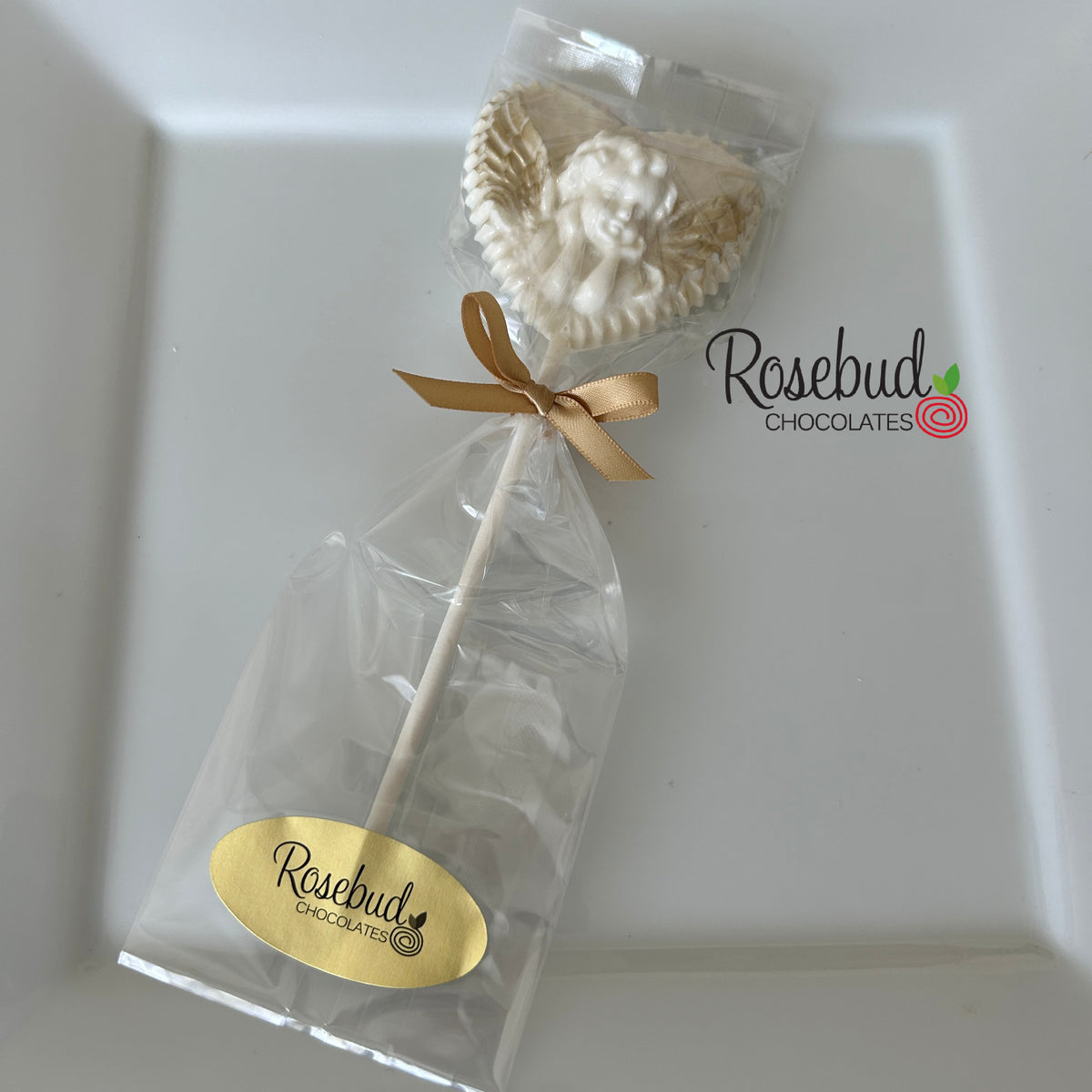 12 ANGEL CHERUB Chocolate Religious Candy Party Favors – Rosebud Chocolates