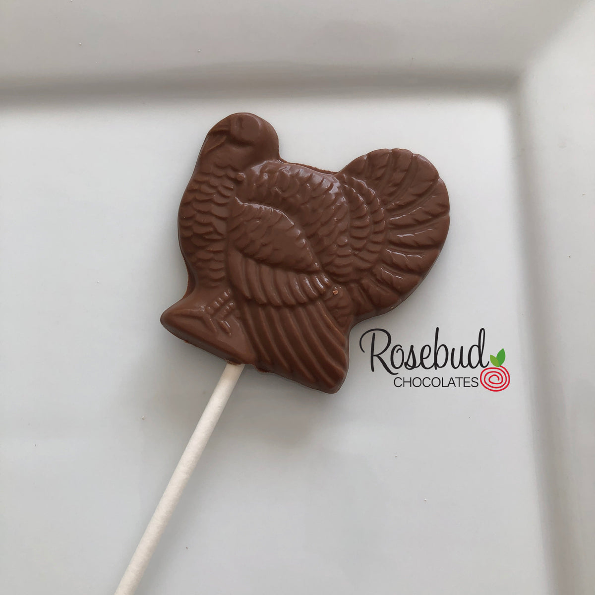 12 TURKEY Chocolate Lollipop Candy Party Favors – Rosebud Chocolates
