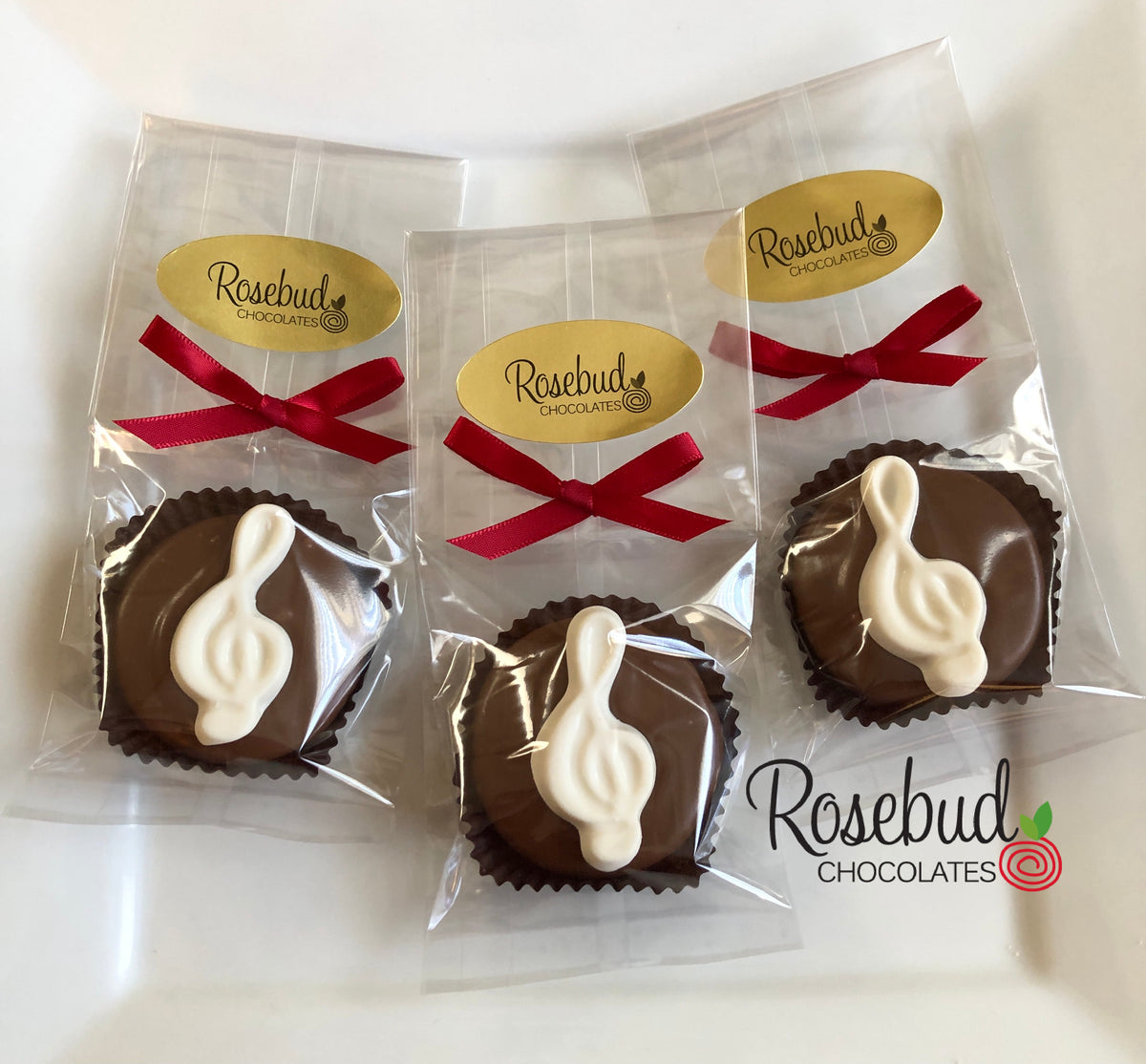 12 MUSIC NOTE Treble Clef Chocolate Covered Oreo Cookie Party Favors ...