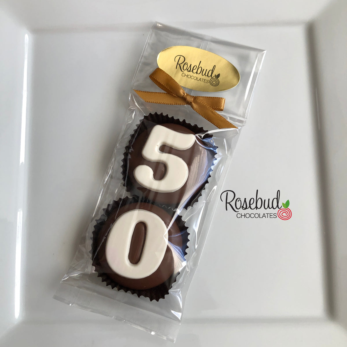 8 Sets #50 Chocolate Covered Oreo Cookie Party Favors 50th Birthday An ...