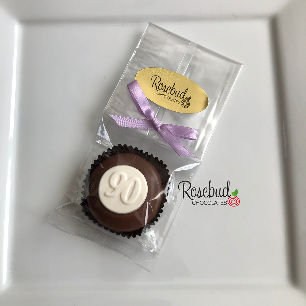 12 #90 Chocolate Covered Oreo Cookie Candy Party Favors 90th Birthday ...