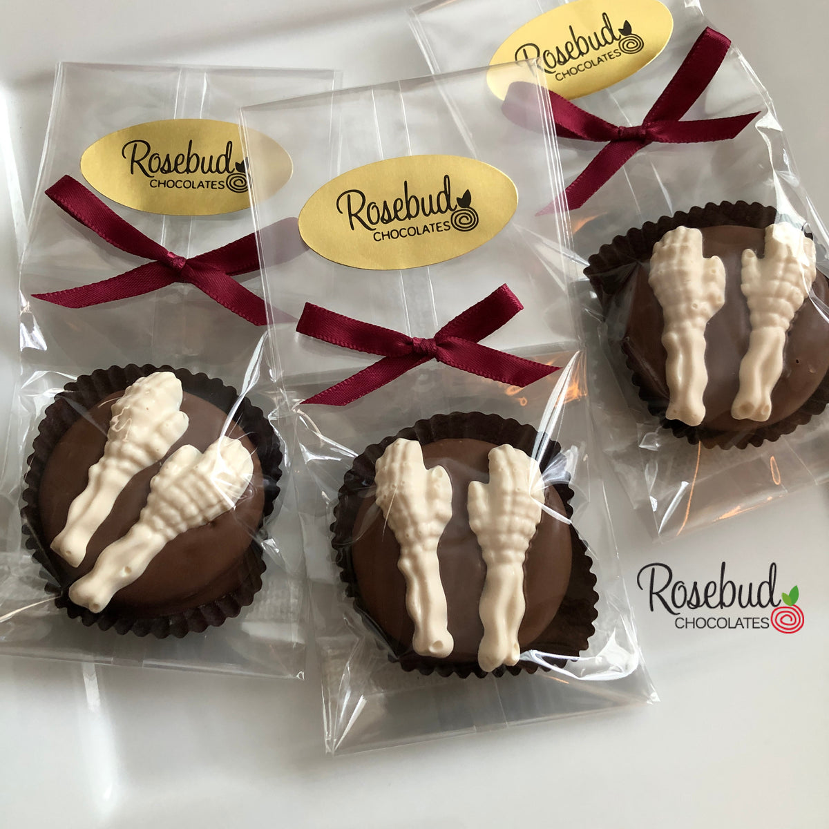 12 HAND & ARM Chocolate Covered Oreo Cookie Candy Body Parts Party Fav ...