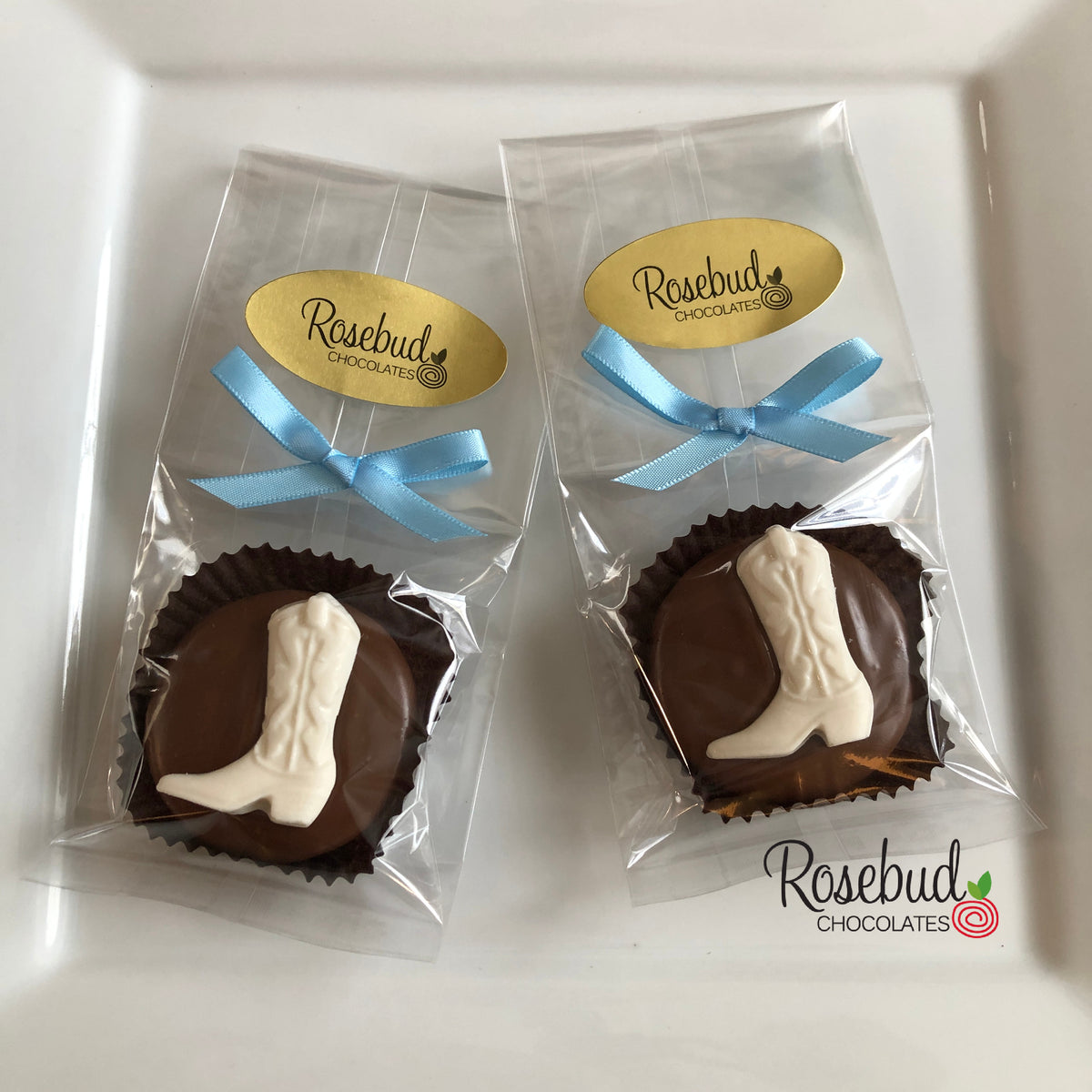 12 COWBOY BOOT Chocolate Covered Oreo Cookie Candy Party Favors ...