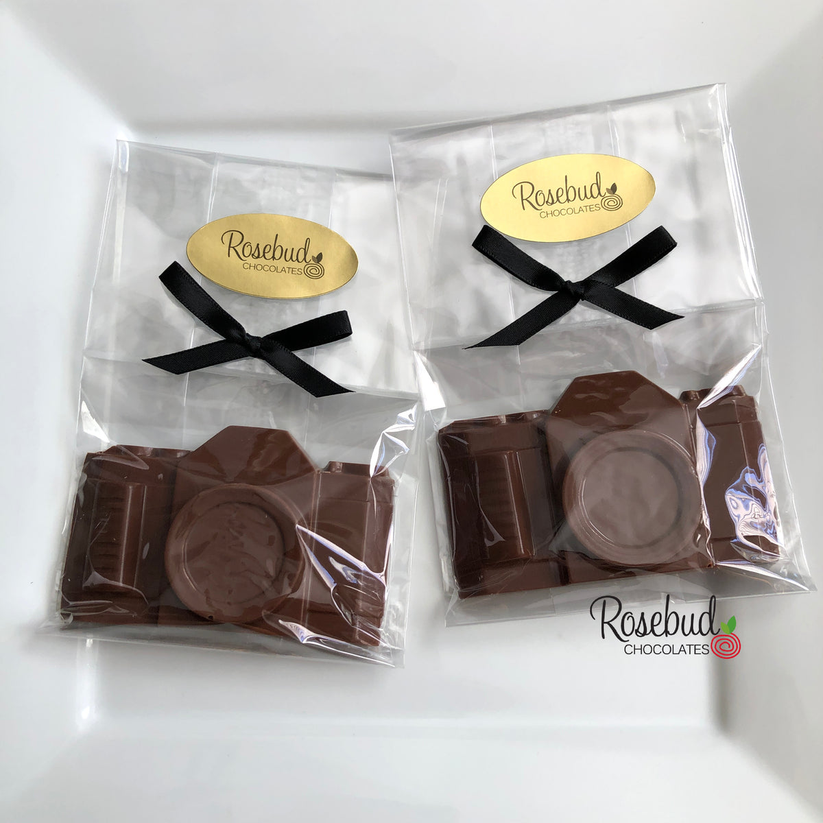 8 CAMERA Chocolate Candy Party Favors – Rosebud Chocolates