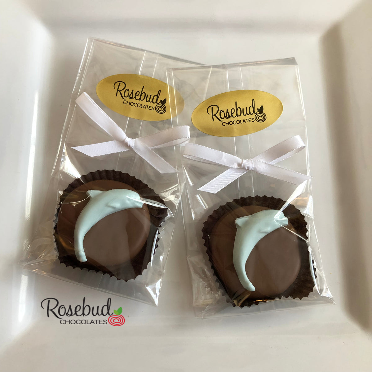 12 DOLPHIN Chocolate Covered Oreo Cookie Candy Party Favors – Rosebud ...