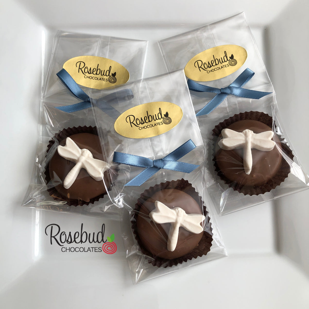 12 DRAGONFLY Chocolate Covered Oreo Cookie Candy Party Favors – Rosebud ...