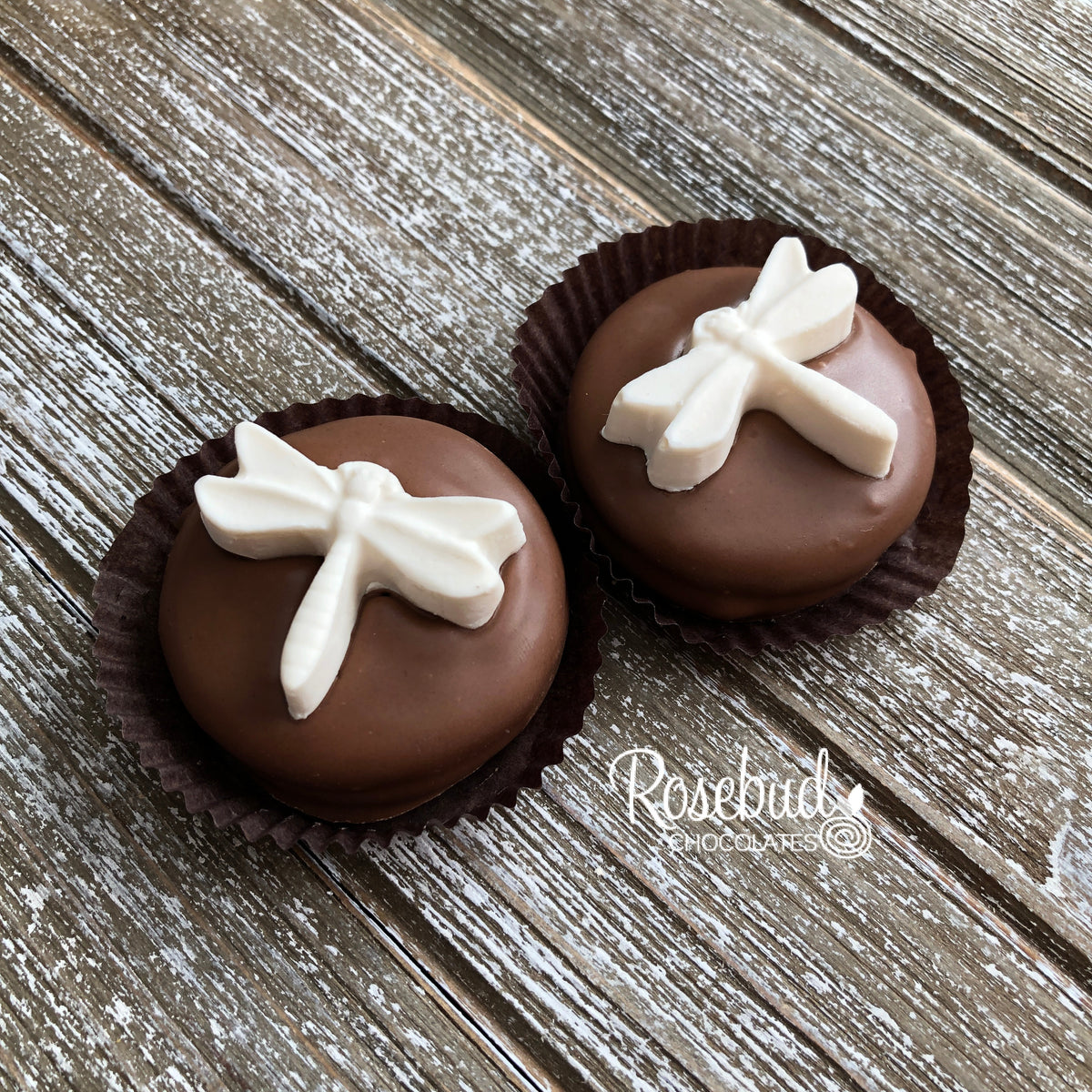 12 DRAGONFLY Chocolate Covered Oreo Cookie Candy Party Favors – Rosebud ...