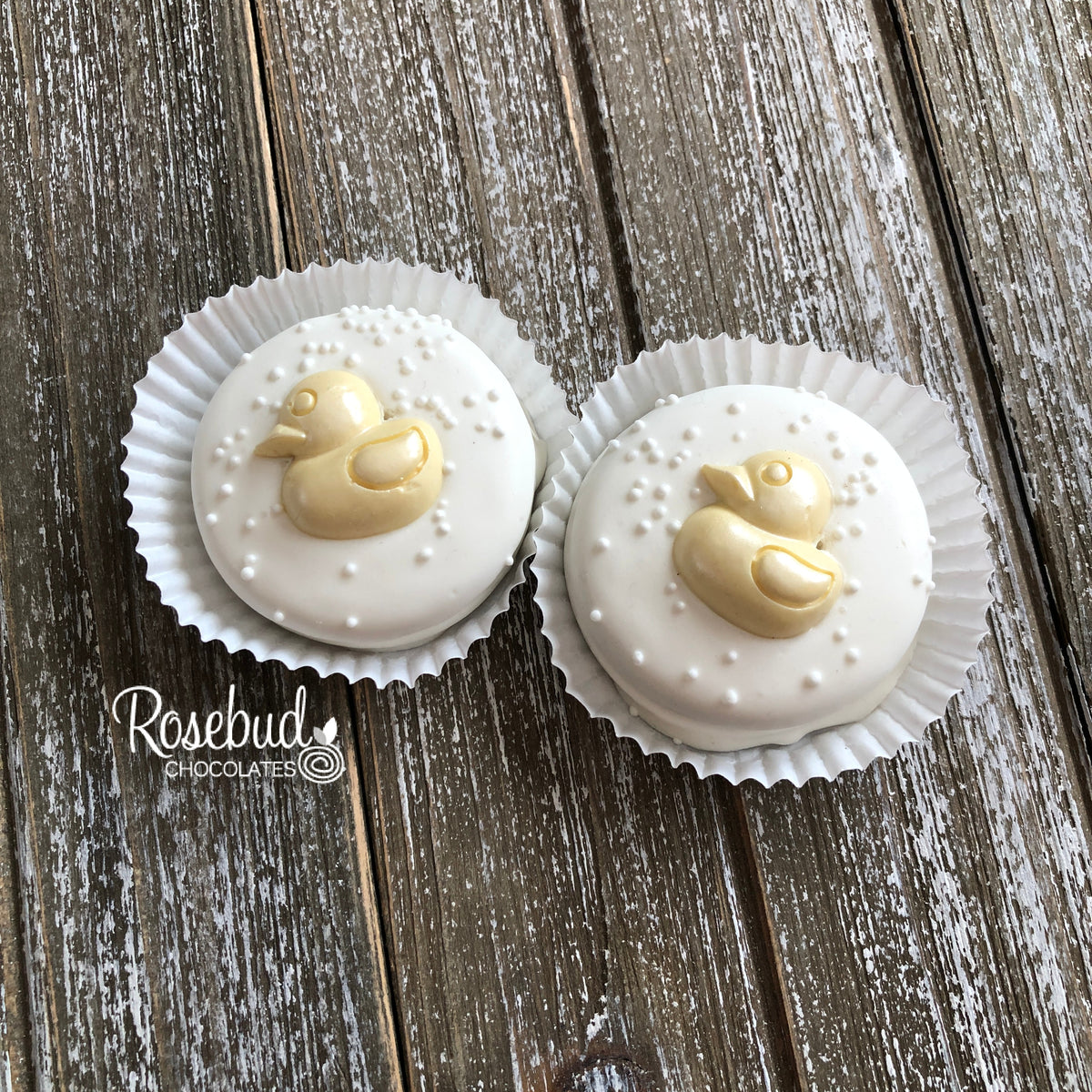 12 DUCK Chocolate Covered Oreo Cookie Candy Birthday Party Baby Shower ...