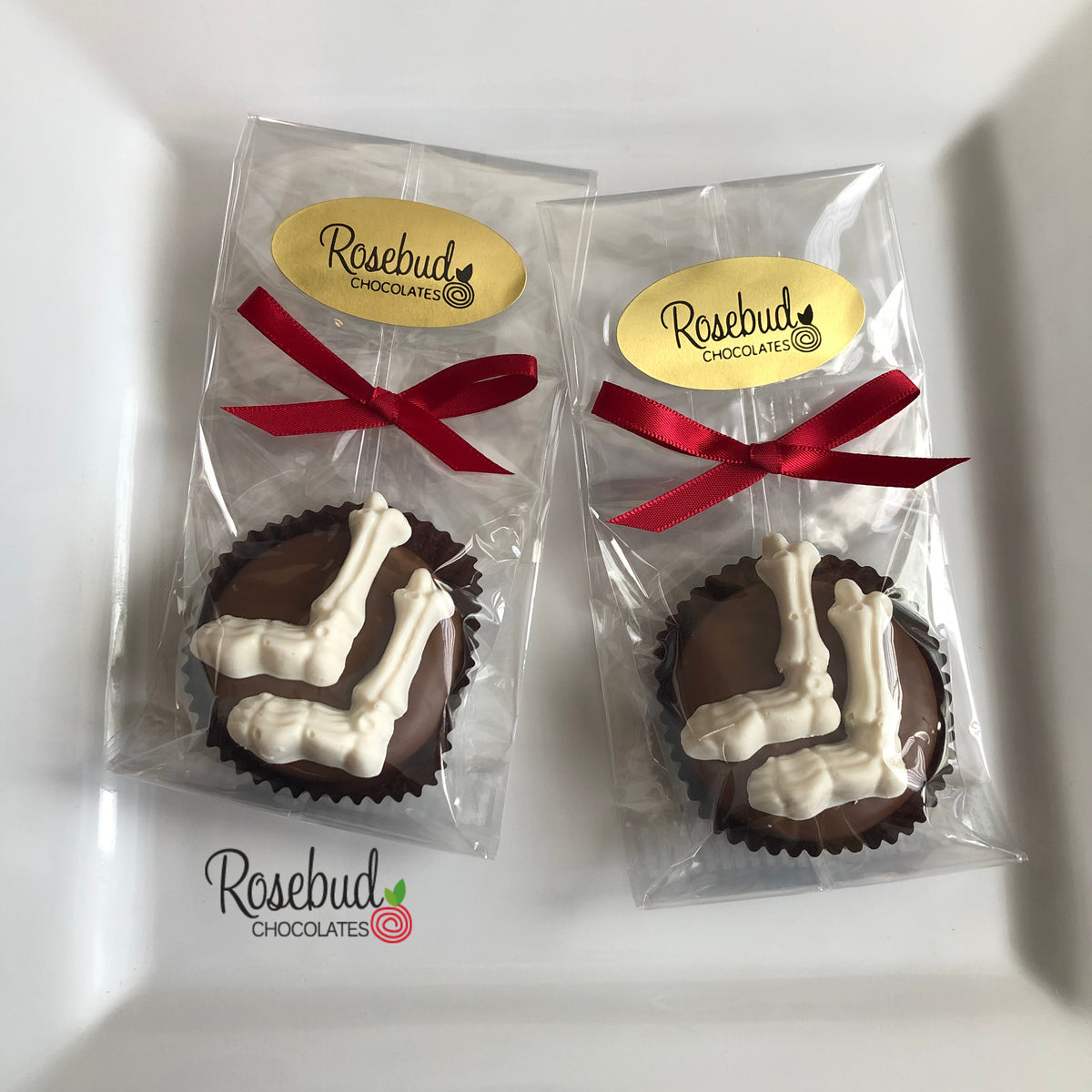 12 Skeleton FEET Chocolate Candy Body Parts Party Favors – Rosebud ...