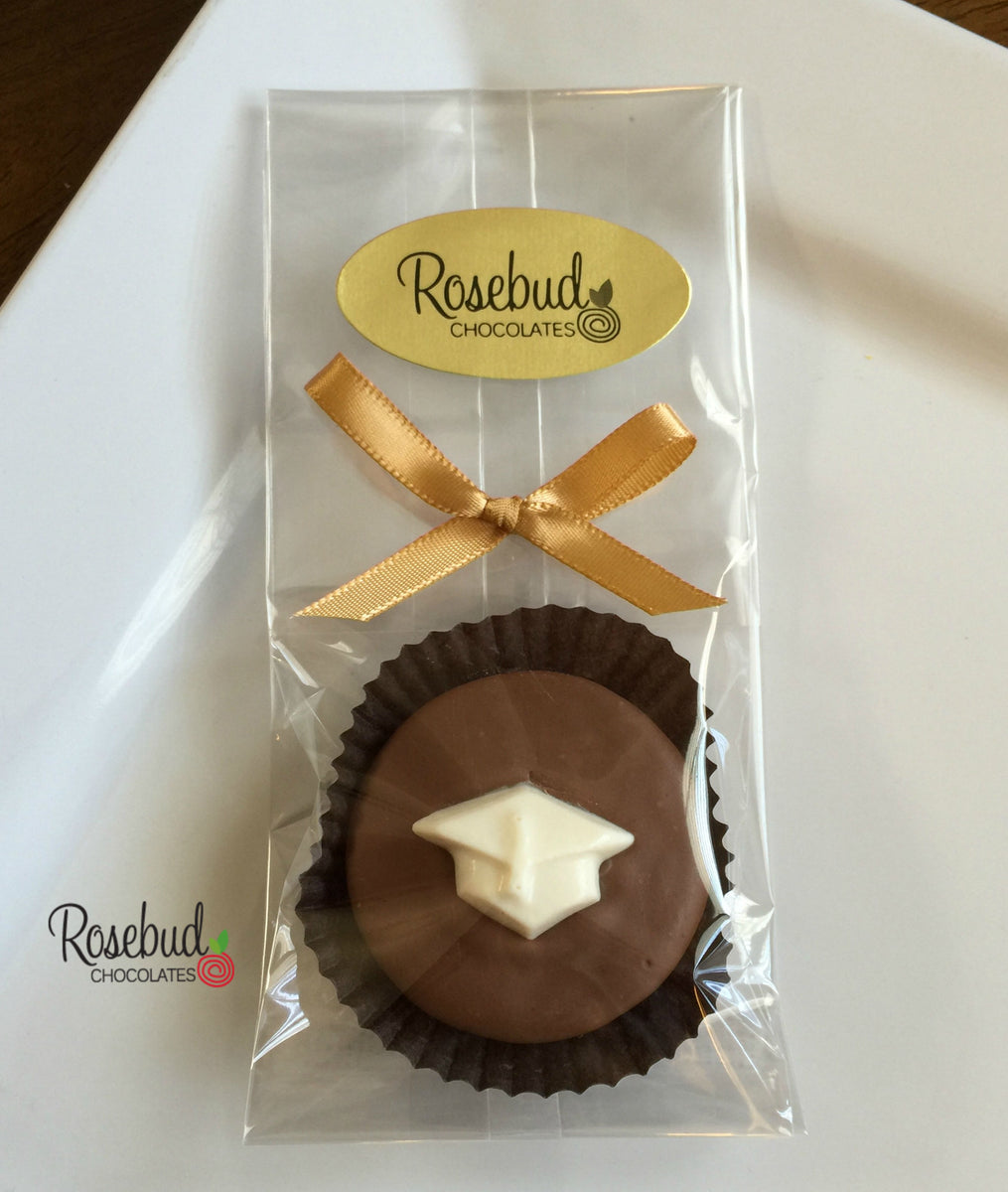 12 GRADUATION CAP Chocolate Covered Oreo Cookie Candy Party Favors ...