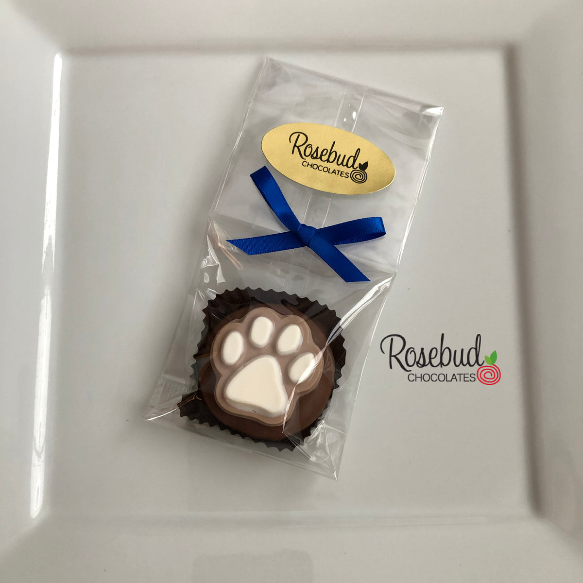 12 PAW PRINT Chocolate Covered Oreo Cookie Candy Party Favors – Rosebud ...
