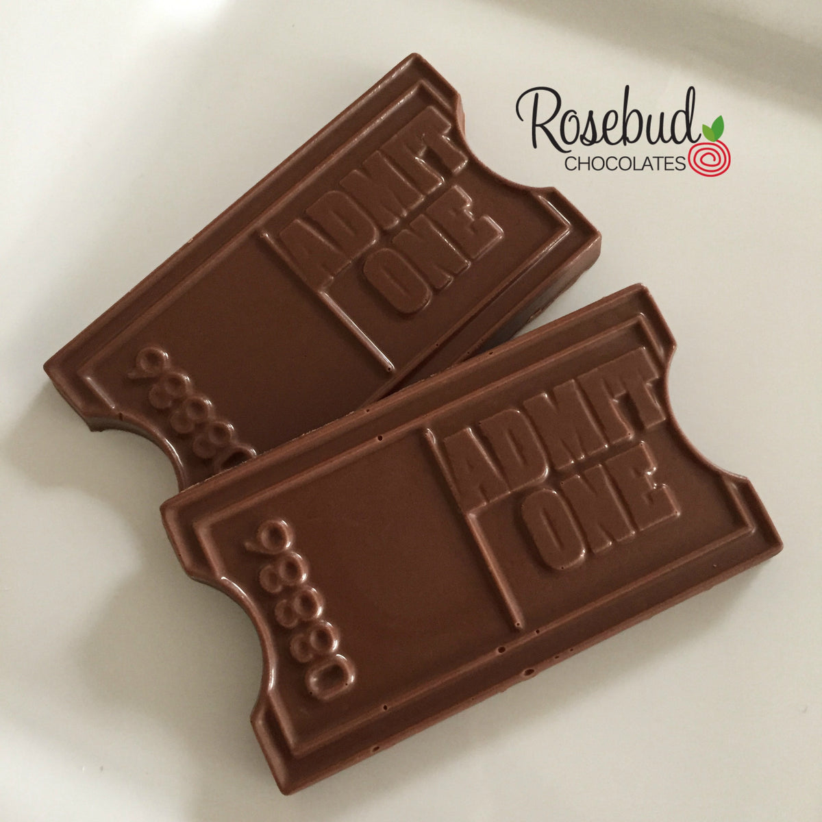 12 ADMIT ONE TICKET Chocolate Candy Birthday Party Favors – Rosebud ...