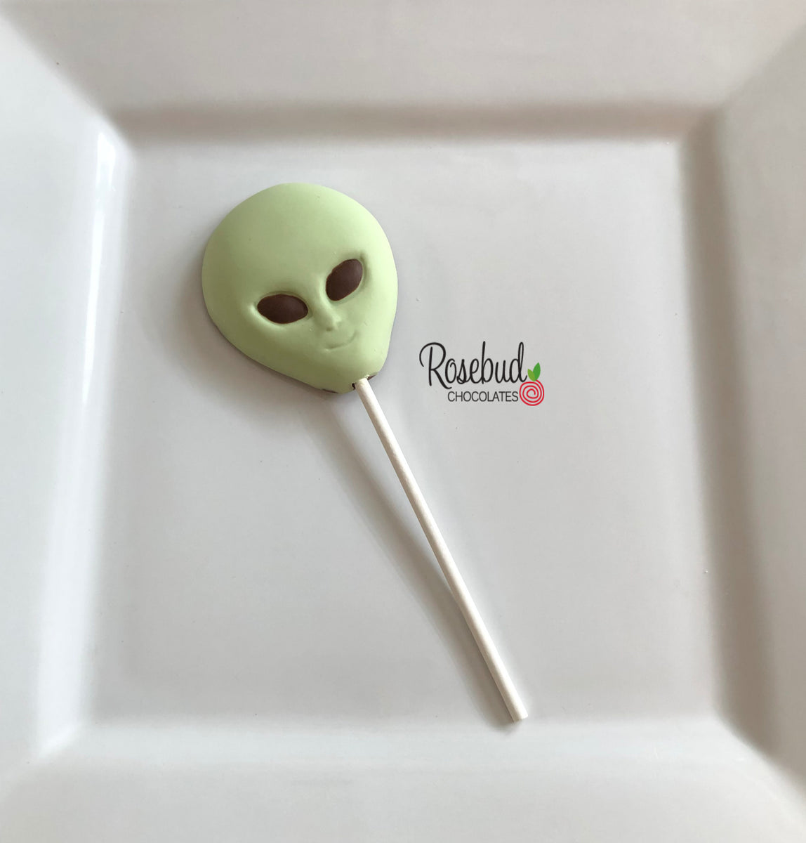 12 ALIENS Chocolate Lollipop Candy Party Favors Outer Space Theme Birt ...