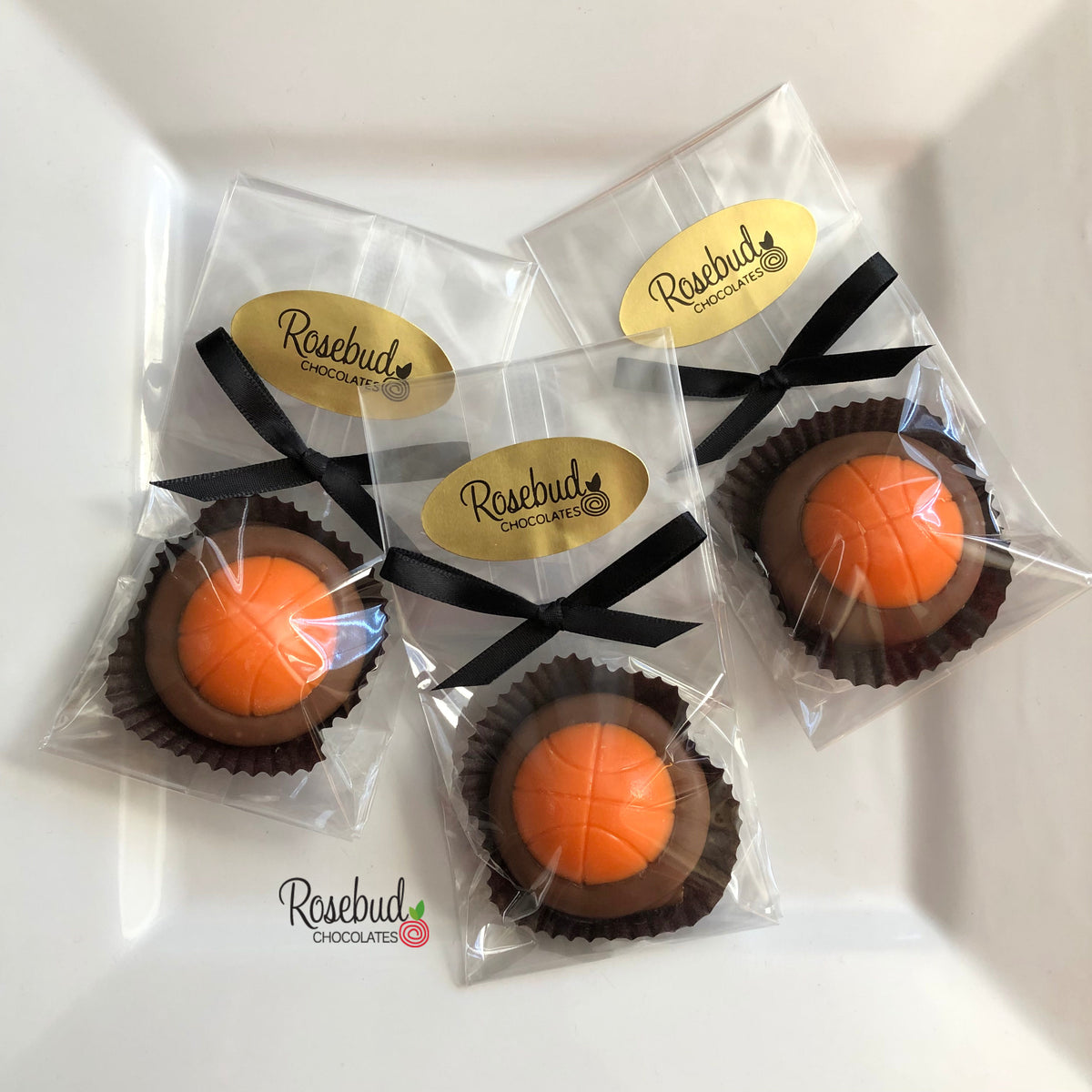 12 BASKETBALL Chocolate Covered Oreo Cookie Candy Sports Birthday Part ...