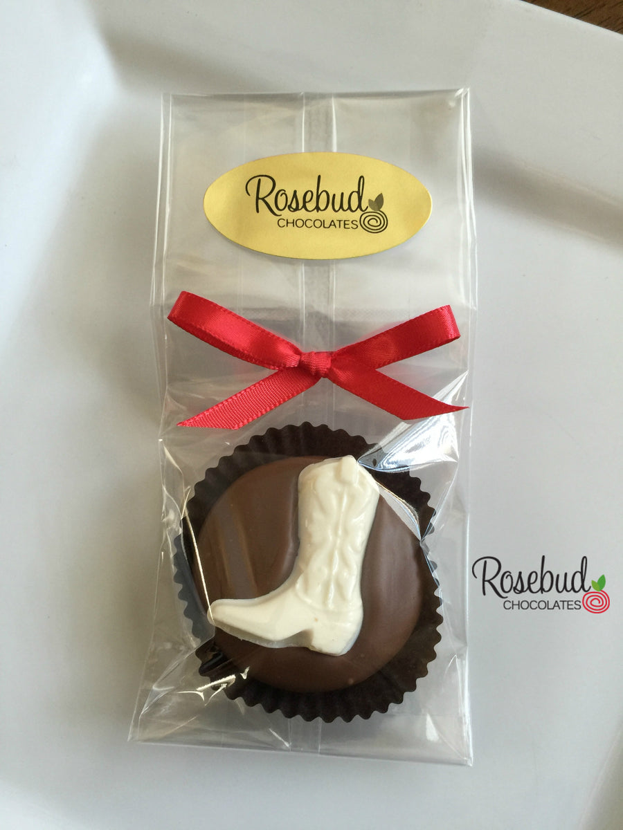 12 COWBOY BOOT Chocolate Covered Oreo Cookie Candy Party Favors ...