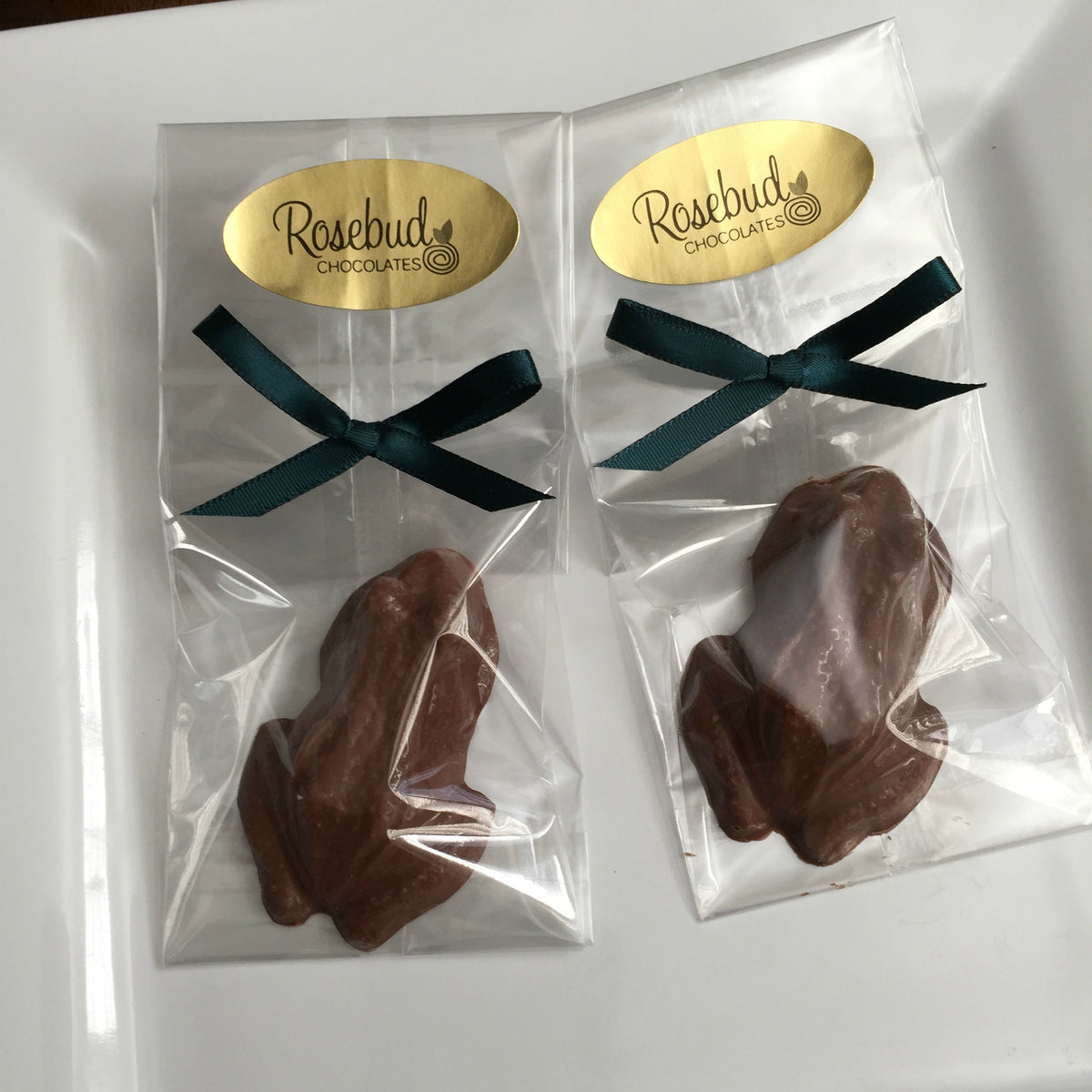 12 FROG Chocolate Candy Party Favors – Rosebud Chocolates