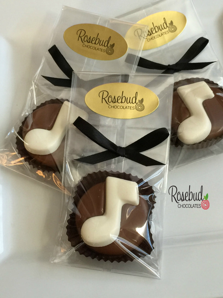 12 MUSIC NOTE Chocolate Covered Oreo Cookie Candy Party Favors ...