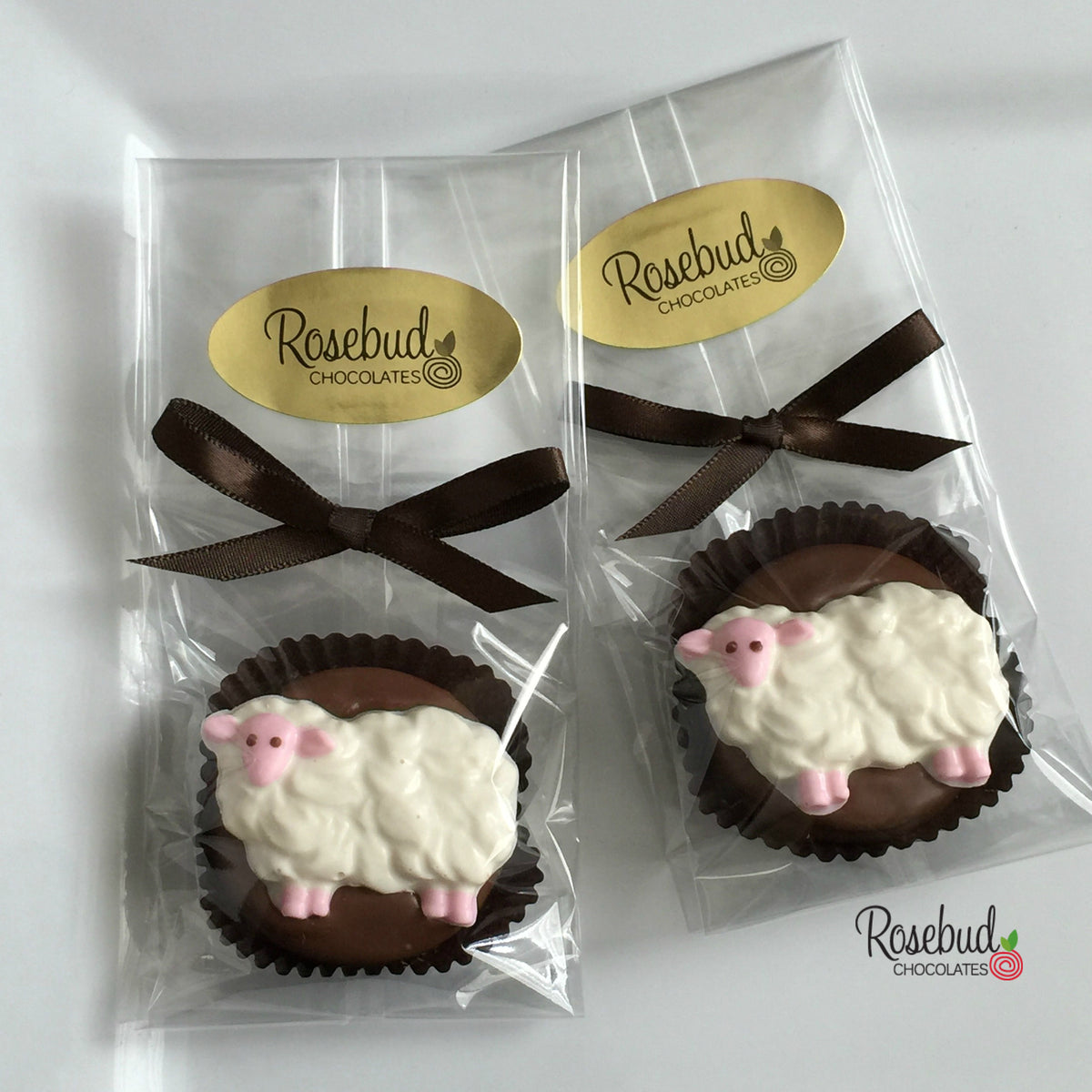 12 SHEEP Chocolate Covered Oreo Cookie Birthday Party Favors – Rosebud ...