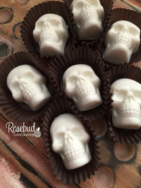 white skull sweets